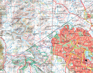 ACT Region 1-100,000 Topo Geoscience Australia - Maps, Books & Travel ...