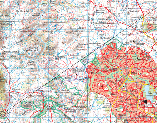 ACT Region 1-100,000 Natmap Topographical - Maps, Books & Travel Guides