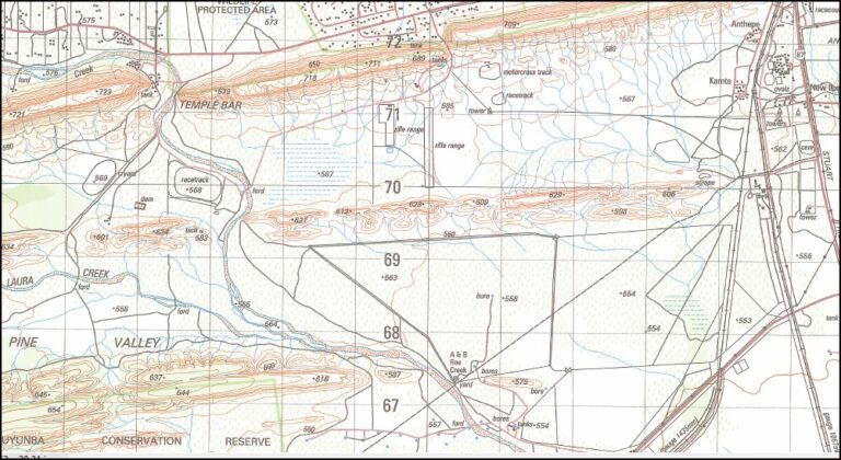 Amoonguna 1-50000 Topographic Map 5650-2 NT - Maps, Books & Travel Guides