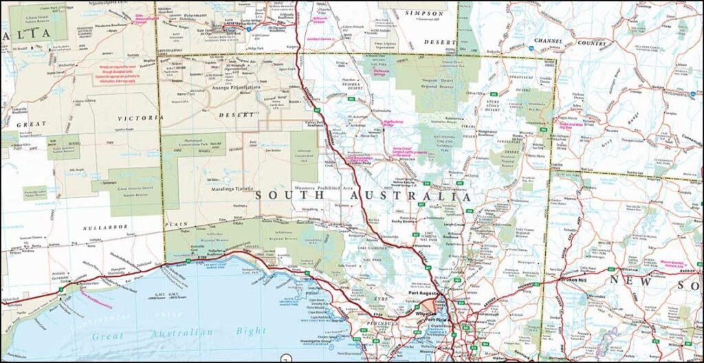 Australia Wall Map Flat Paper & Laminated Meridian - Maps, Books ...