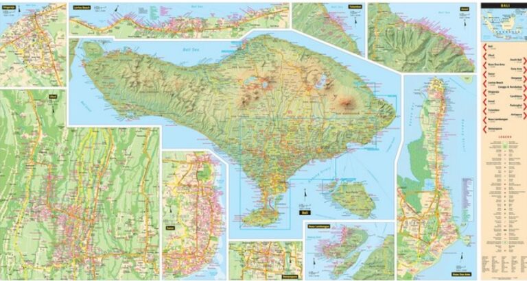 Bali Map Periplus - Maps, Books & Travel Guides