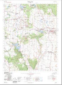 Ballan 1-50000 Topographic Map 7722-4 VICTORIA 1986 Edition - Maps ...