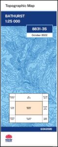 Bathurst 1-25,000 NSW Topographic Map - Maps, Books & Travel Guides