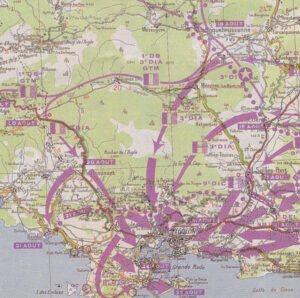 Battle of Provence Map 103 Michelin - Maps, Books & Travel Guides