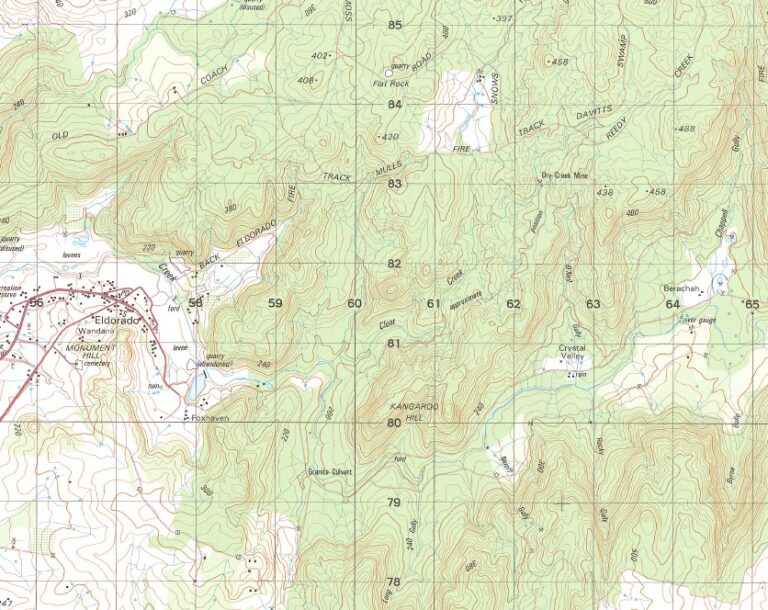 Beechworth 1-50000 Topographic Map 8225-3 VICTORIA 1985 Edition - Maps ...