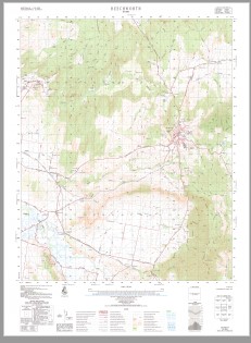 Beechworth 1-50000 Topographic Map 8225-3 VICTORIA 1985 Edition - Maps ...