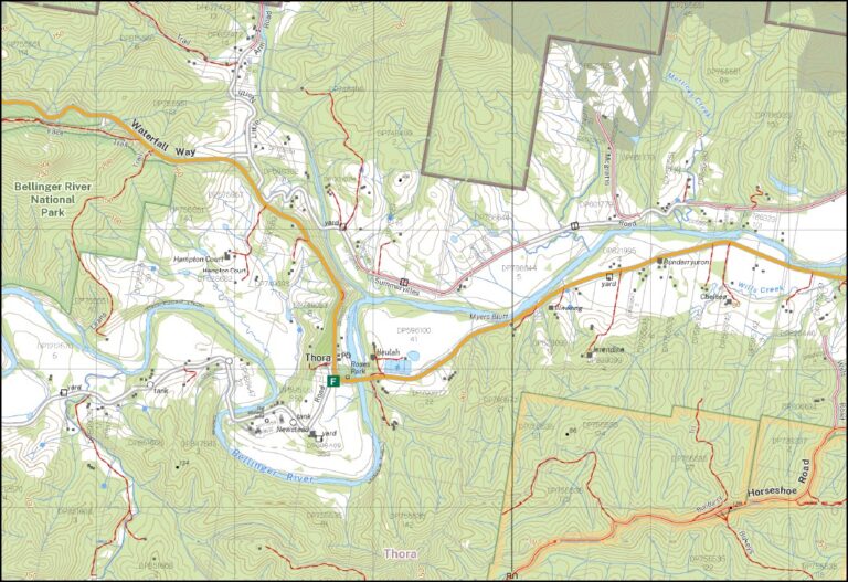 Bellingen 1-25,000 NSW Topographic Map 9437-2-S - Maps, Books & Travel ...