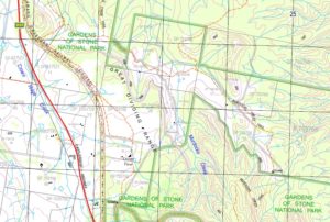 Ben Bullen 1-25,000 NSW Topographic Map - Maps, Books & Travel Guides