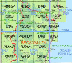 Bermagui 1-25,000 NSW Topographic Map 8925-3-S - Maps, Books & Travel ...