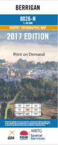 Berrigan 1-50,000 NSW Topographic Map - Maps, Books & Travel Guides