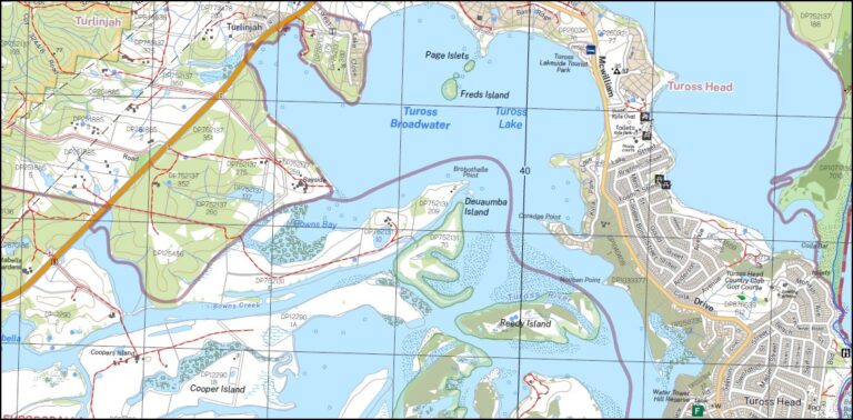 Bodalla 1-25,000 NSW Topographic Map 8925-4-N - Maps, Books & Travel Guides