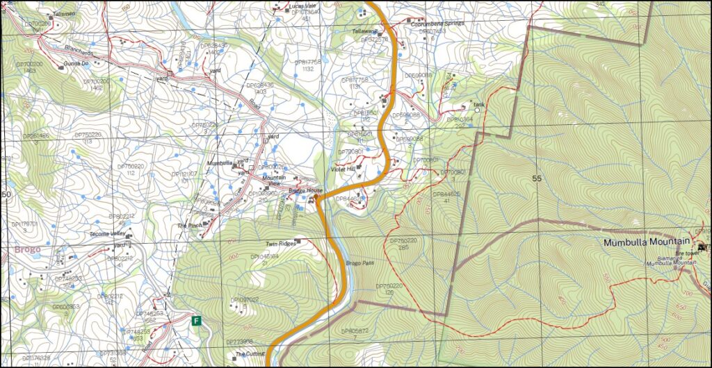 Brogo 1-25,000 NSW Topographic Map 8824-1-N - Maps, Books & Travel Guides