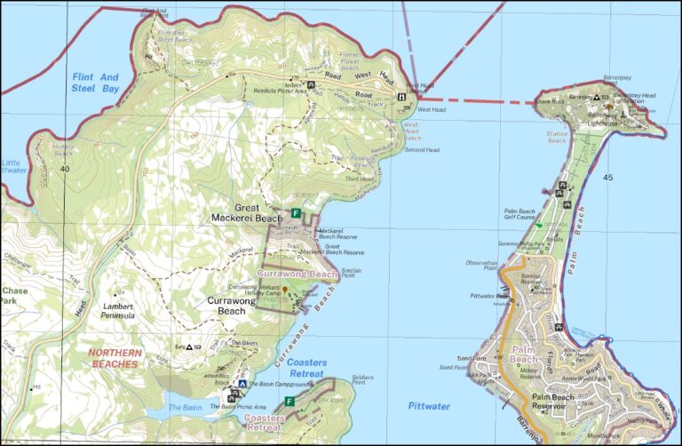 Broken Bay 1-25,000 NSW Topographic Map - Maps, Books & Travel Guides