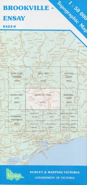 Brookville Ensay 1-50,000 Vicmap Old Series - Maps, Books & Travel Guides