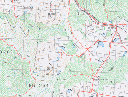 Bullarto 1-25,000 Vicmap - Maps, Books & Travel Guides Bullarto 1-25,000 Vicmap - Maps, Books & Travel Guides
