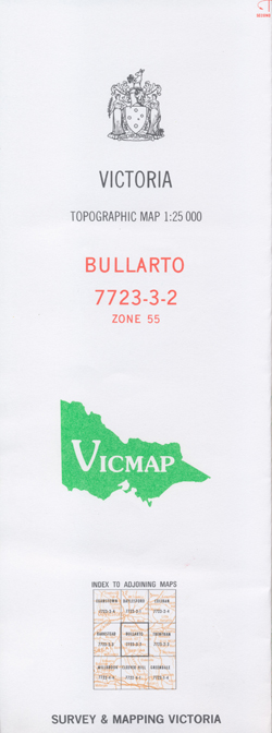 Bullarto 1-25,000 Vicmap - Maps, Books & Travel Guides Bullarto 1-25,000 Vicmap - Maps, Books & Travel Guides