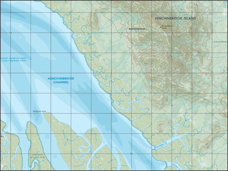 Cardwell 1-50,000 QLD Topographic Map 8161-3 - Maps, Books & Travel Guides