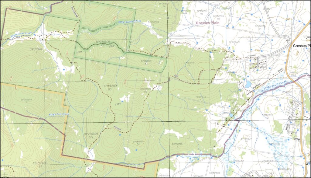 Chimney Ridge 1-25,000 NSW Topographic Map - Maps, Books & Travel Guides