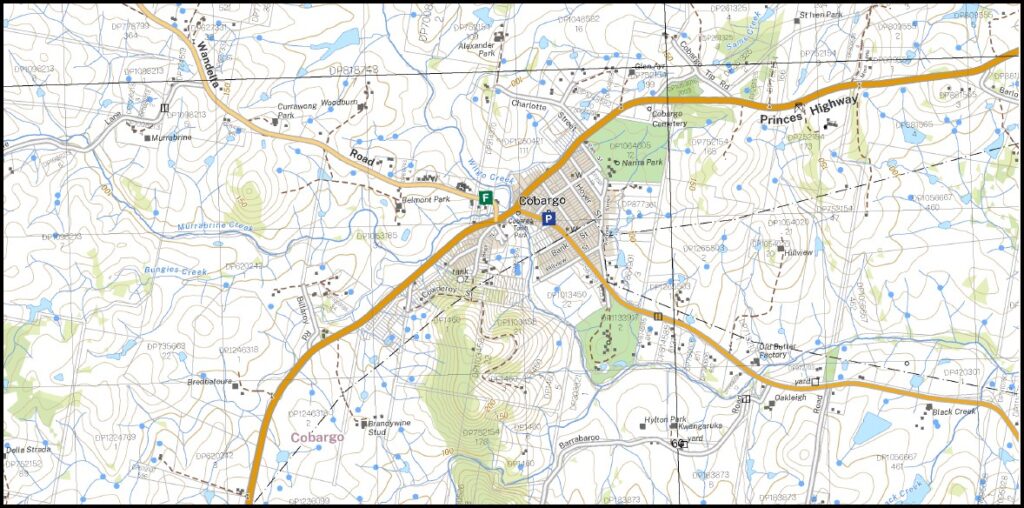 Cobargo 1-25,000 NSW Topographic Map 88252-S - Maps, Books & Travel Guides