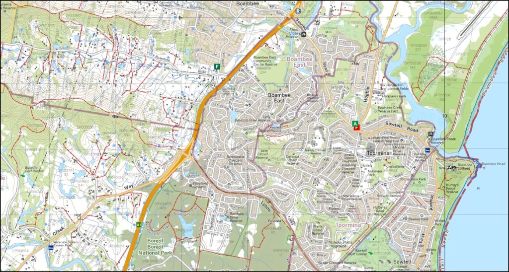 Coffs Harbour 1-25,000 NSW Topo Map 9537-3-N - Maps, Books & Travel Guides