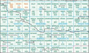 Deniliquin 1-250,000 Topographic Map - Maps, Books & Travel Guides