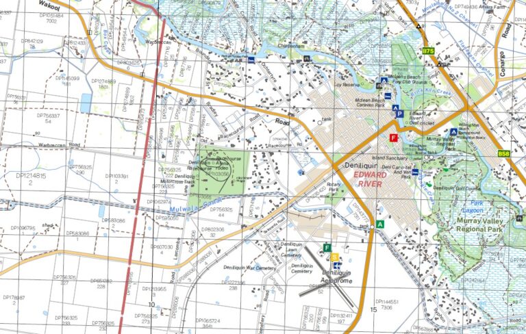 Deniliquin 1-50,000 NSW Topographic Map - Maps, Books & Travel Guides
