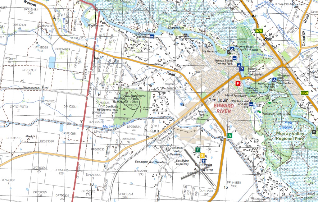 Deniliquin 1-50,000 NSW Topographic Map - Maps, Books & Travel Guides