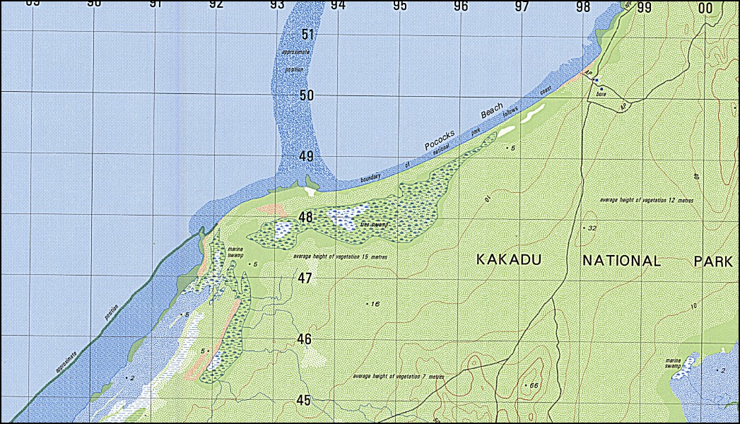 Finke Bay 1-50000 Topographic Map 5373-4 NT - Maps, Books & Travel Guides