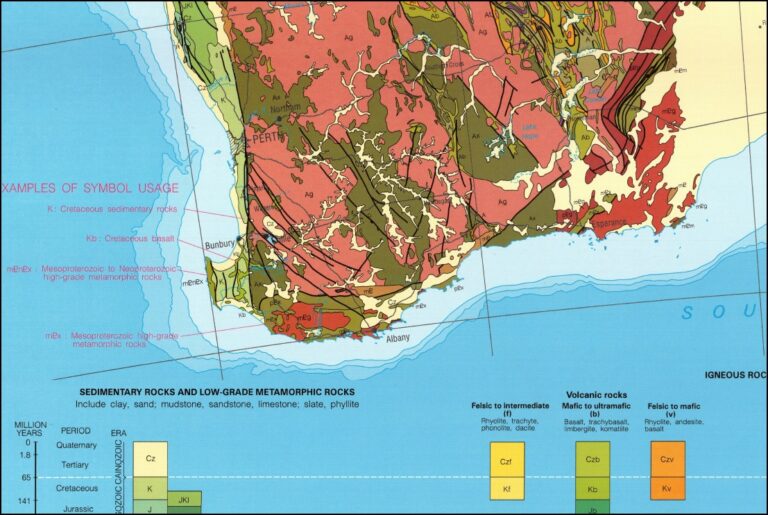 Geology Map Australia Geoscience Australia - Maps, Books & Travel Guides