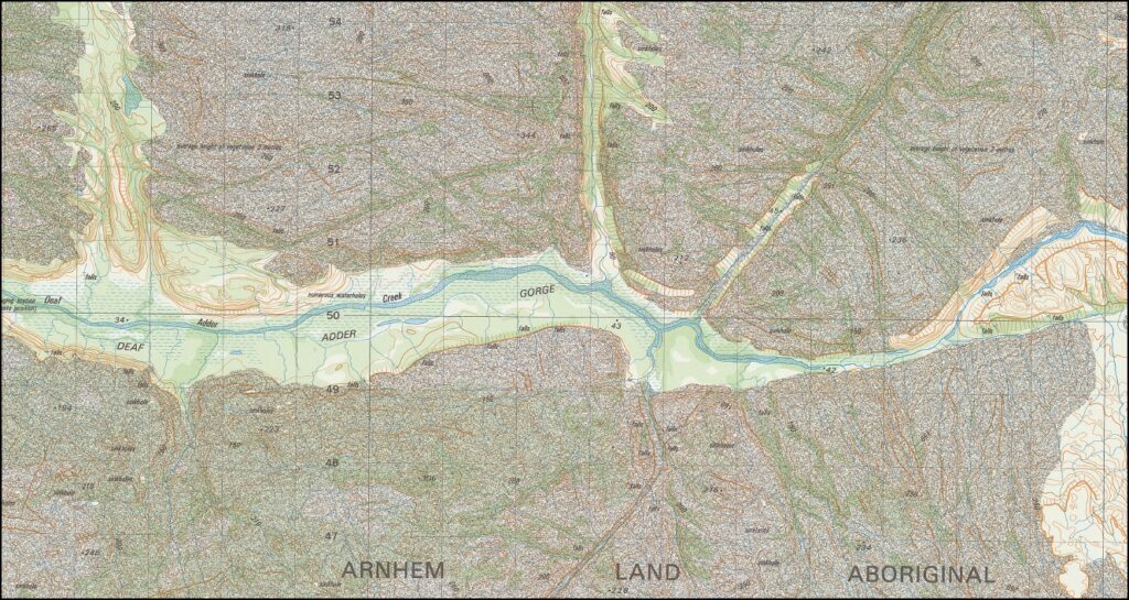 Gilruth 1-50,000 Topographic Map 5571-4 NT GA - Maps, Books & Travel Guides