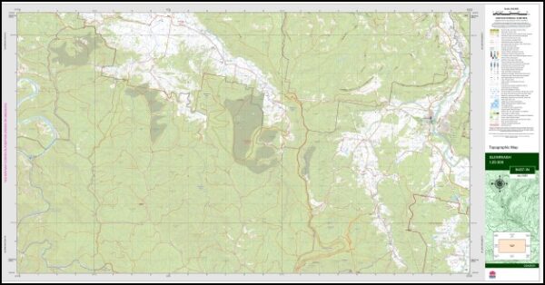 Glenreagh 1-25,000 NSW Topographic Map 9437-1-N - Maps, Books & Travel ...