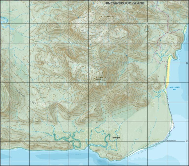 Hillock Point 1-50,0000 QLD Topographic Map 8161-2 - Maps, Books ...