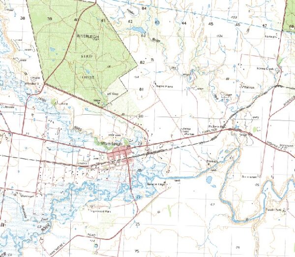 Inverleigh 1-50000 Topographic Map 7721-4 VICTORIA 1990 Edition - Maps ...