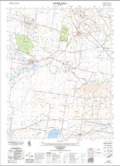 Inverleigh 1-50000 Topographic Map 7721-4 VICTORIA 1990 Edition - Maps ...