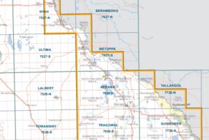 Kerang 1-50,000 Vicmap - Maps, Books & Travel Guides