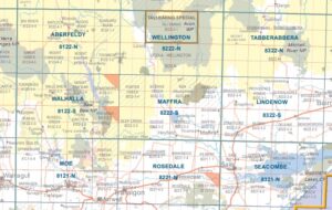 Maffra 1-50,000 Vicmap - Maps, Books & Travel Guides
