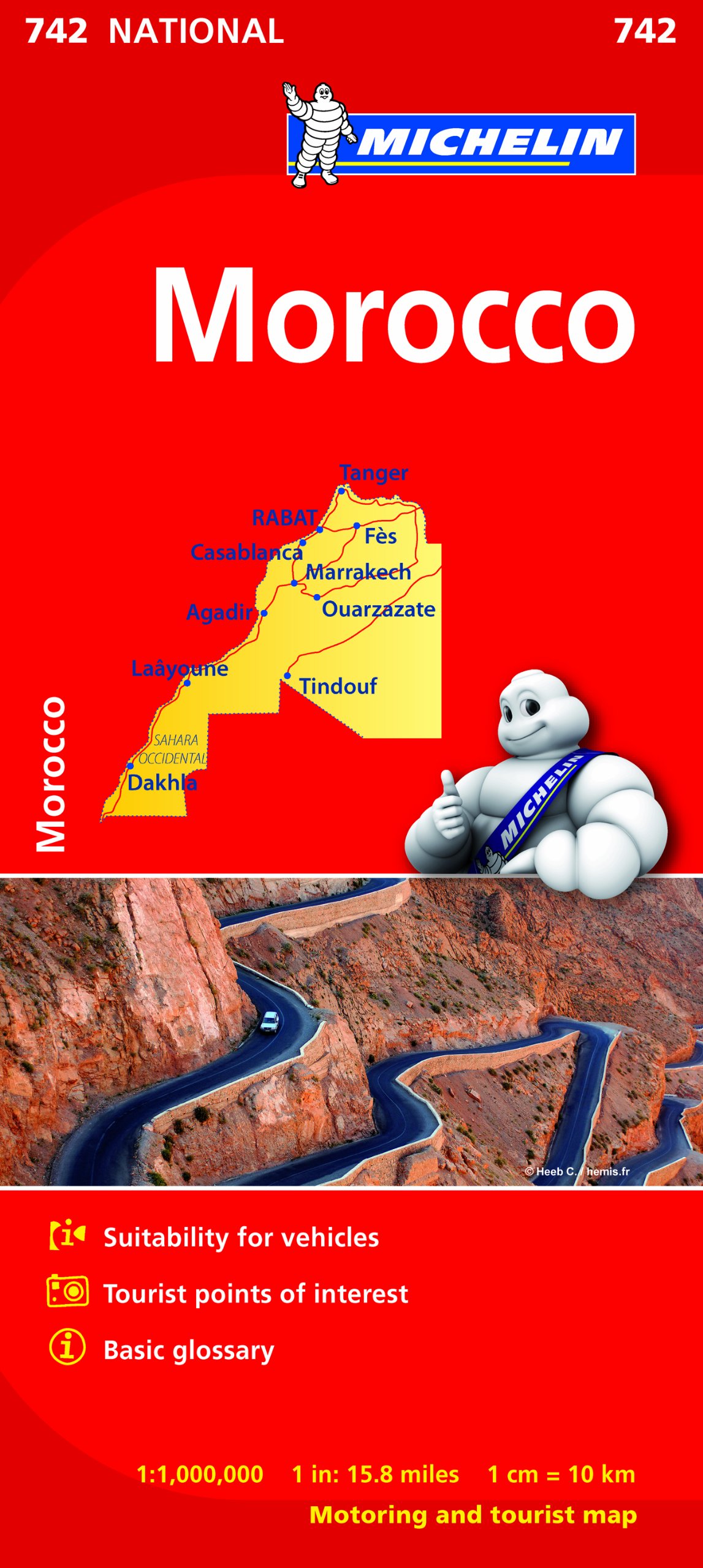 Morocco Map 742 Michelin - Maps, Books & Travel Guides