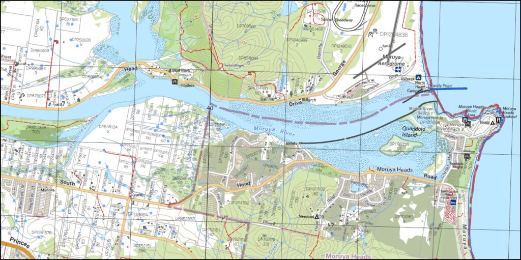 Moruya 1-25,000 NSW Topographic Map 8926-3-S - Maps, Books & Travel Guides