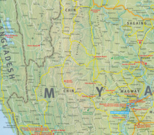 Myanmar Burma Map Periplus - Maps, Books & Travel Guides