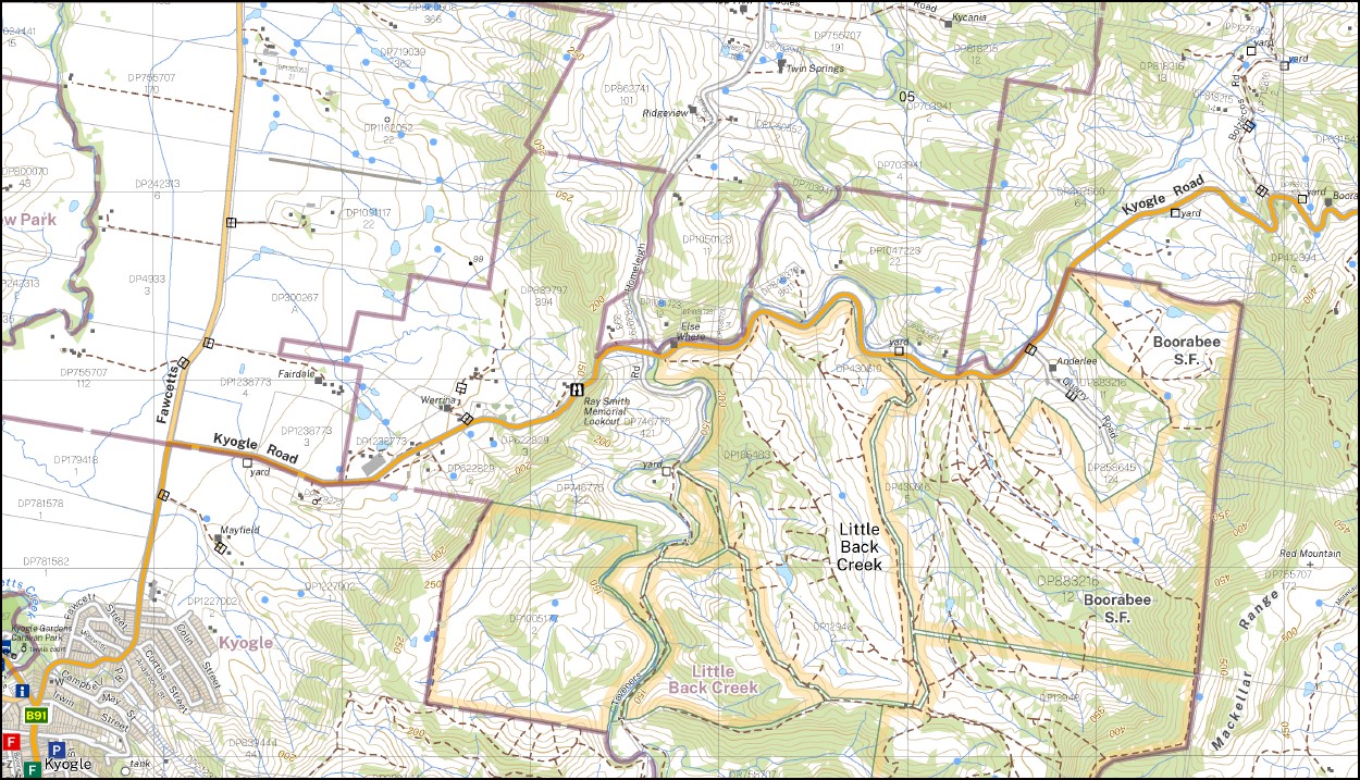 Nimbin 1-25,000 NSW Topographic Map - Maps, Books & Travel Guides