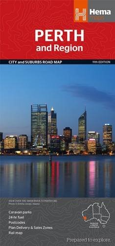 Perth and Region Map Hema Ed 11 - Maps, Books & Travel Guides