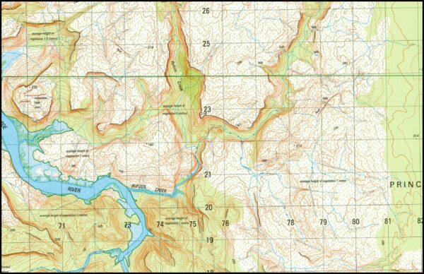 Roe River 1-50000 Topographic Map 4067-4 WA - Maps, Books & Travel Guides
