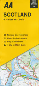 Scotland Map 9 AA - Maps, Books & Travel Guides