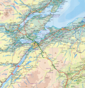 Scotland Map ITMB - Maps, Books & Travel Guides