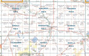 Shepparton 1-50,000 Vicmap - Maps, Books & Travel Guides