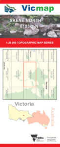 SKENE NORTH 1-25,000 Vicmap Topo Map 8123-2-N - Maps, Books & Travel Guides