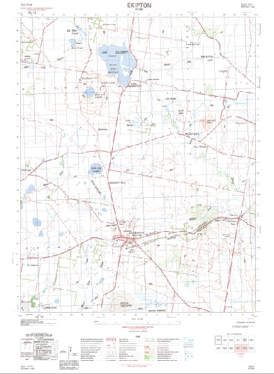 Skipton 1-50,000 Topographic Map 7522-1 VICTORIA 1986 Edition - Maps, Books & Travel Guides