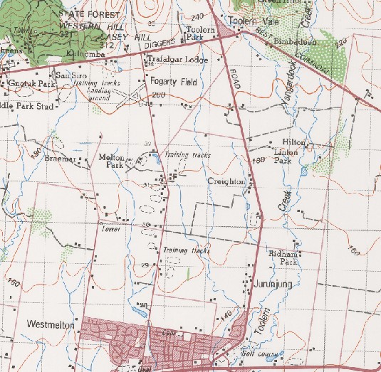 Sunbury 1-50,000 Topographic Map 7822-4 VICTORIA 1986 Edition - Maps ...