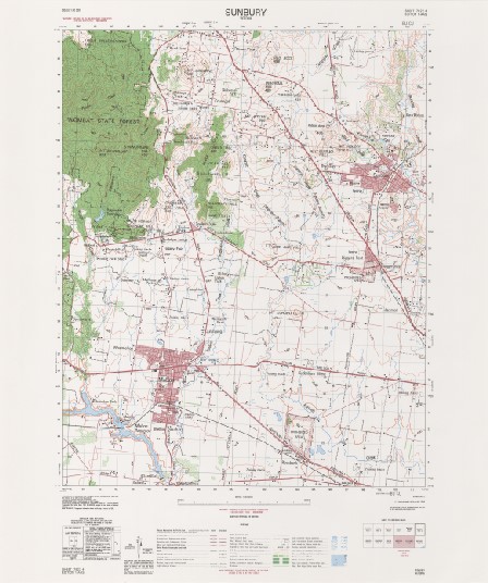 Sunbury 1-50,000 Topographic Map 7822-4 VICTORIA 1986 Edition - Maps ...