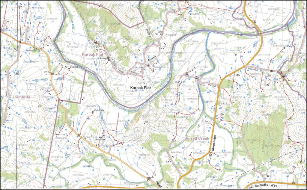 Taree 1-25,000 NSW Topographic Map 9334-2-S - Maps, Books & Travel Guides